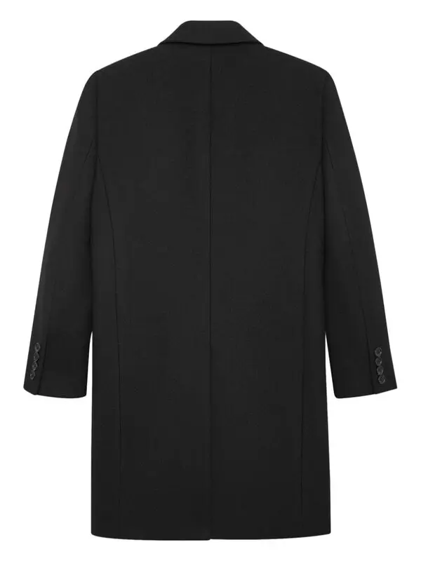 Saint Laurent Double Breasted Wool Coat