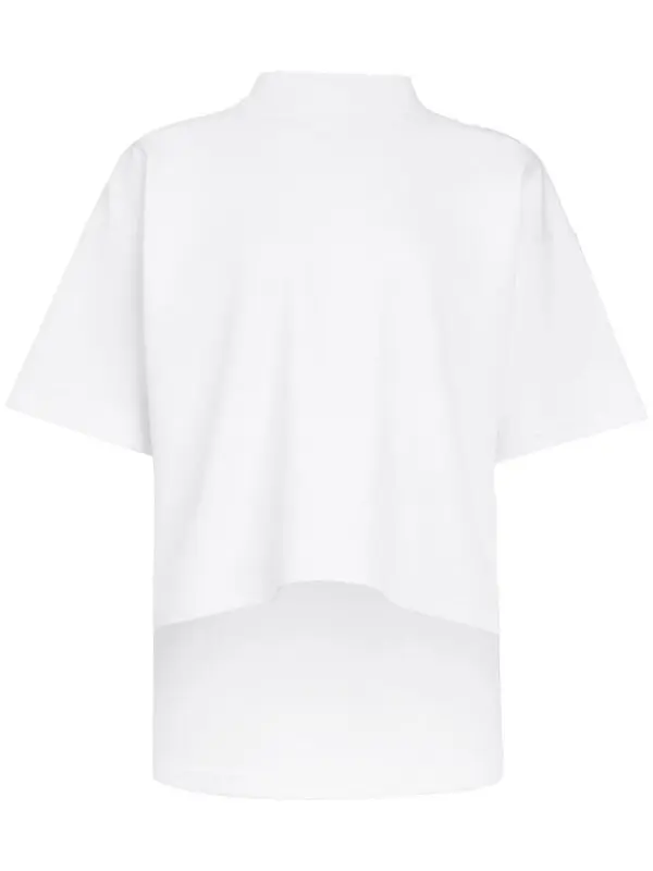 Alaïa Boxy Cotton T-shirt - White