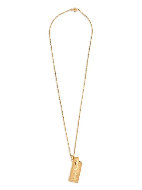 Emilio Pucci Lighter Pendant Necklace - Metallic