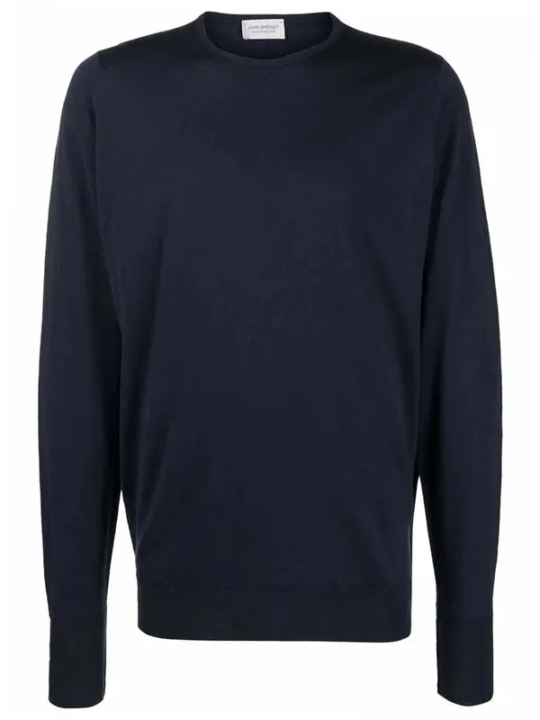 John Smedley Marcus Extra Fine Merino Wool Sweater - Blue