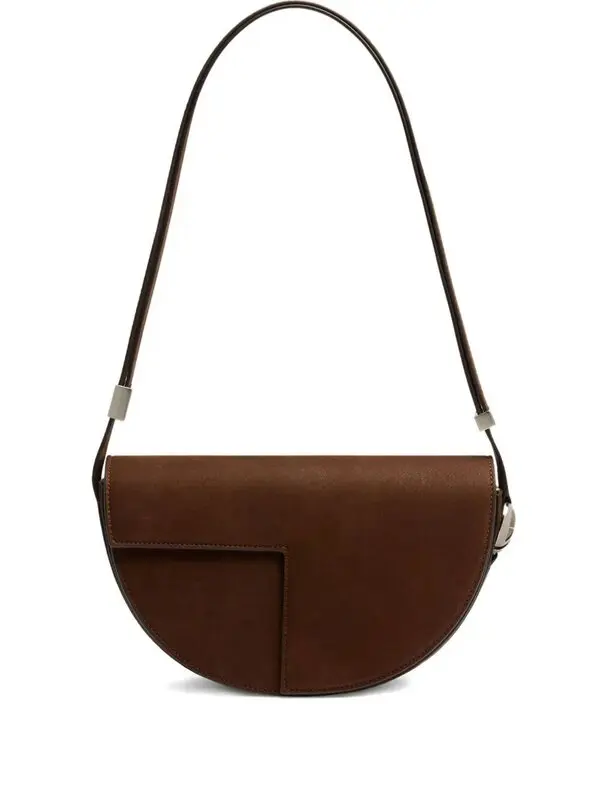 PATOU Le Nabuk Leather Bag - Brown