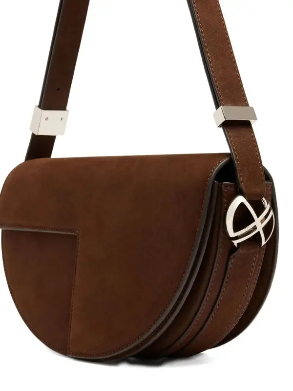PATOU Le Nabuk Leather Bag - Brown