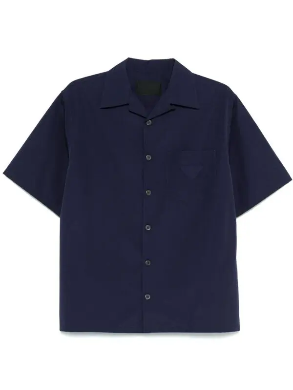 Prada Short Sleeved Cotton Shirt