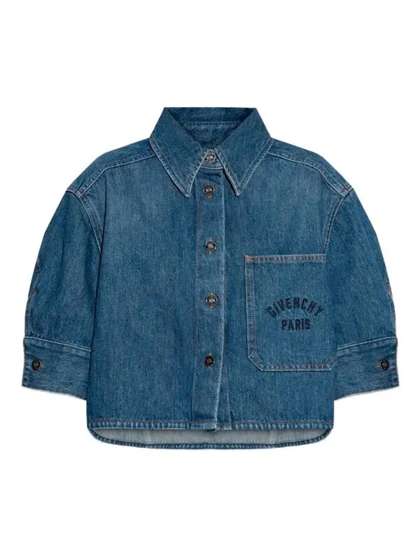 Givenchy Short Cocoon Denim Shirt