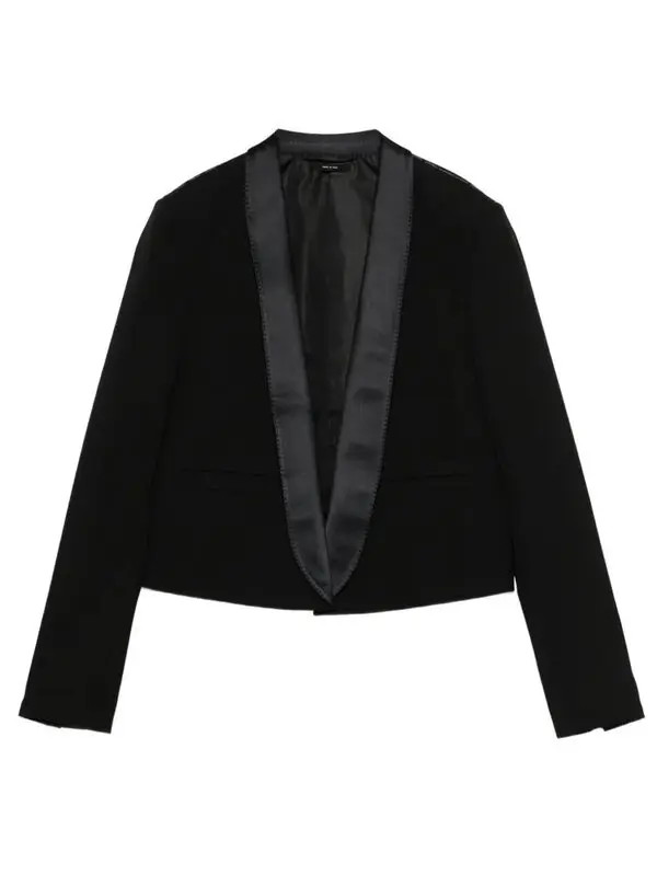 TOM FORD Short Smoking Jacket With Silk Lapels