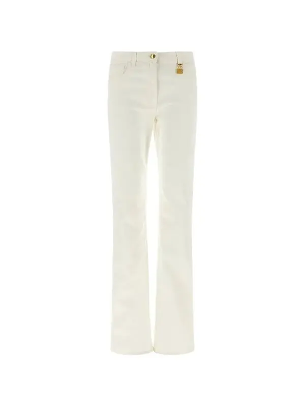 MSGM Straight Jeans - White