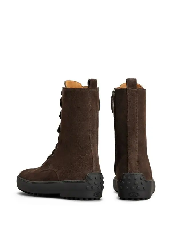 TOD'S Suede Lace-up Boots
