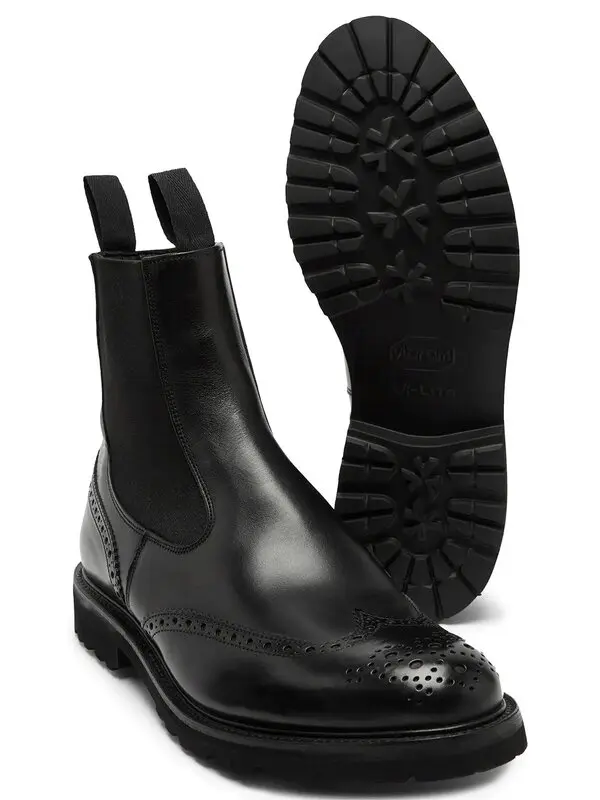 TRICKER`S Tricker's Henry Chelsea Boots With Brogue Detailing