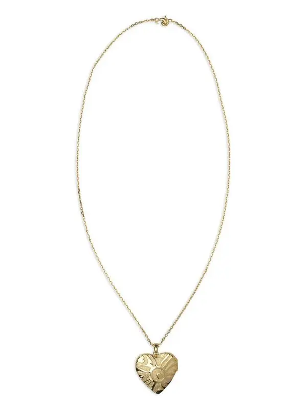 Emilio Pucci Heart Pendant Necklace - Metallic