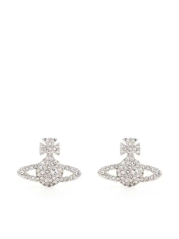 VIVIENNE WESTWOOD Grace Bas Relief Stud Earrings - Metallic