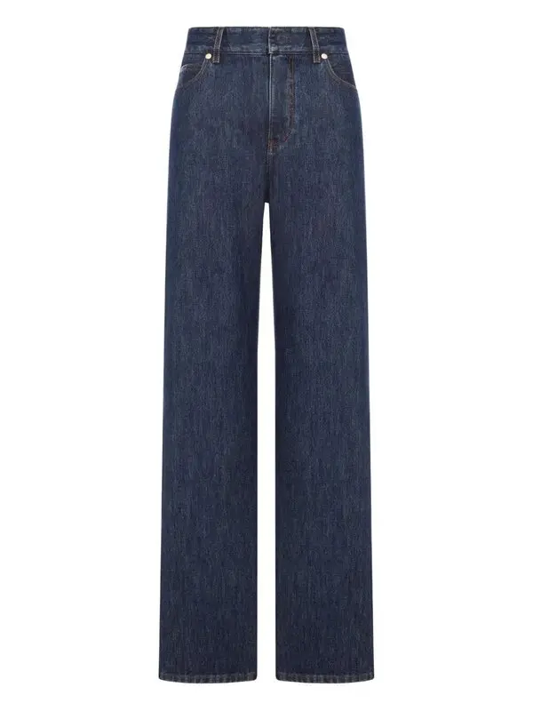 Fendi High-waist Straight Leg Jeans