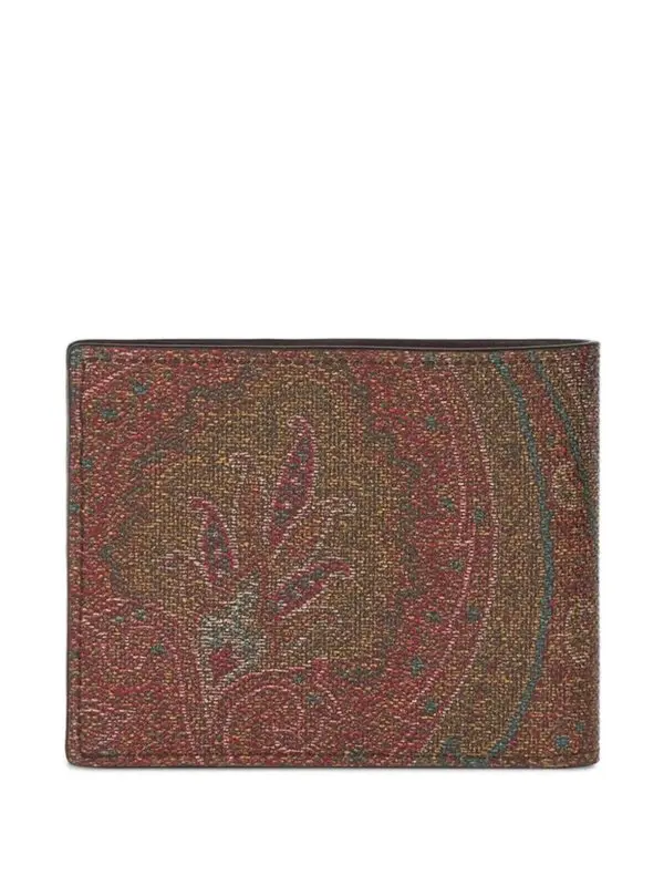 Etro Arnica Bi-fold Wallet - Brown
