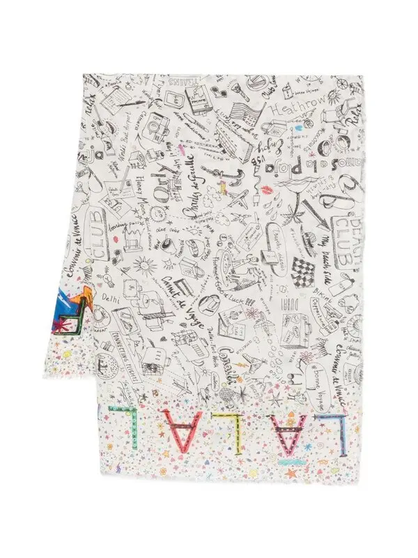 Faliero Sarti In Collaboration With Paolo Fiumi: New Travel Stole - Multi