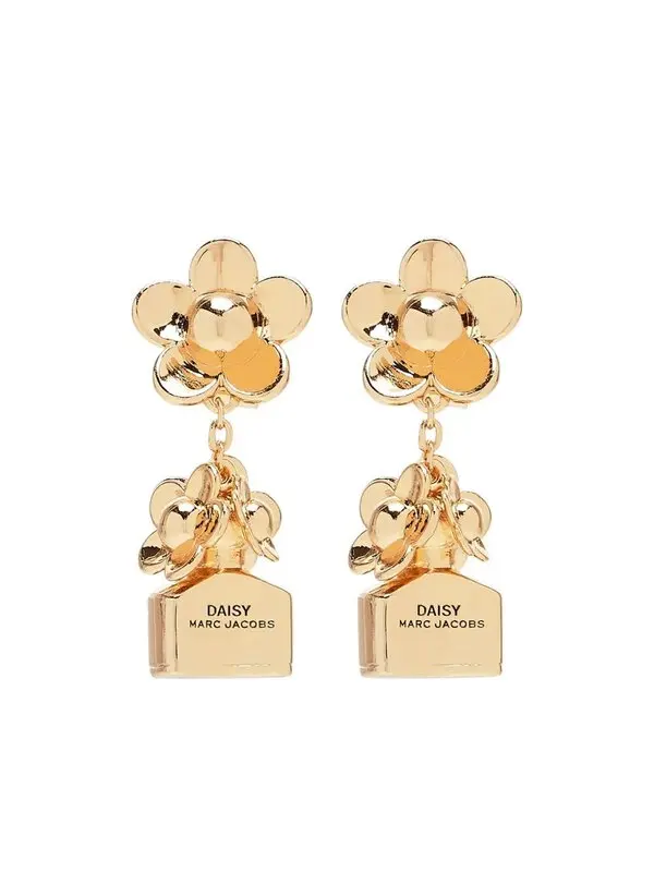 Marc Jacobs The Delicate Daisy Dangle Earrings - Metallic