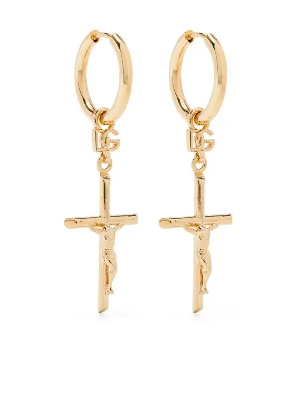Dolce & Gabbana Pin Drop Earrings - Metallic