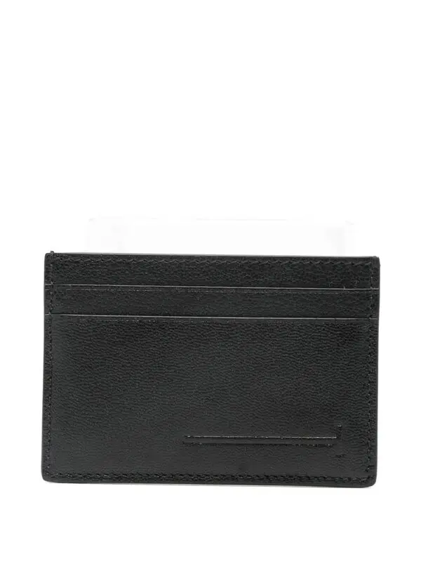 TOM FORD Leather Cardholder With Logo Print