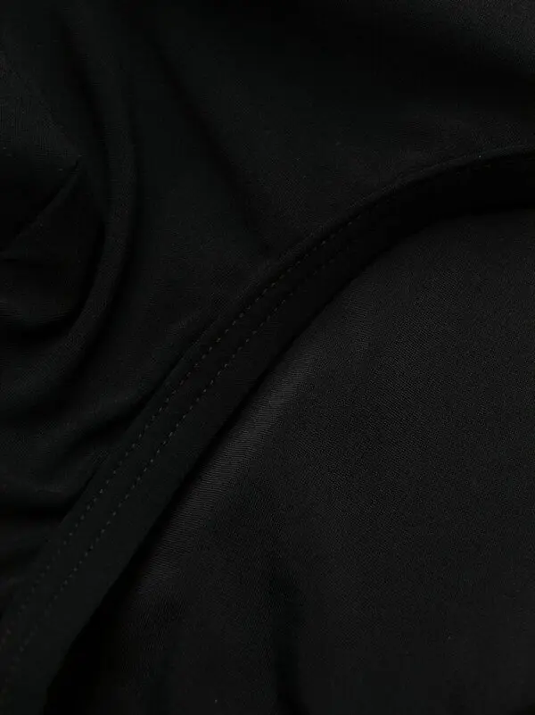 Dolce & Gabbana Swimsuit Slip With Logo Tag - Black