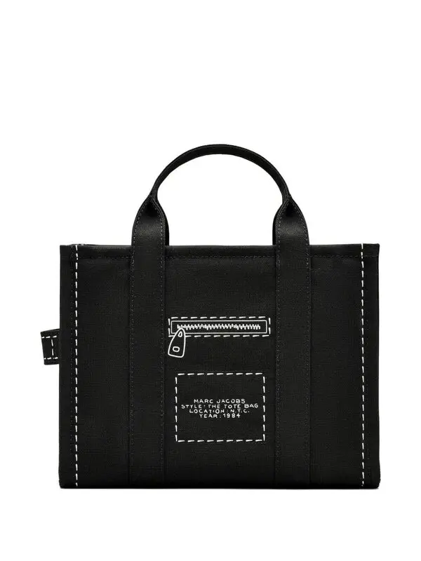 Marc Jacobs Trompe L`oeil Cargo Canvas Medium Tote Bag