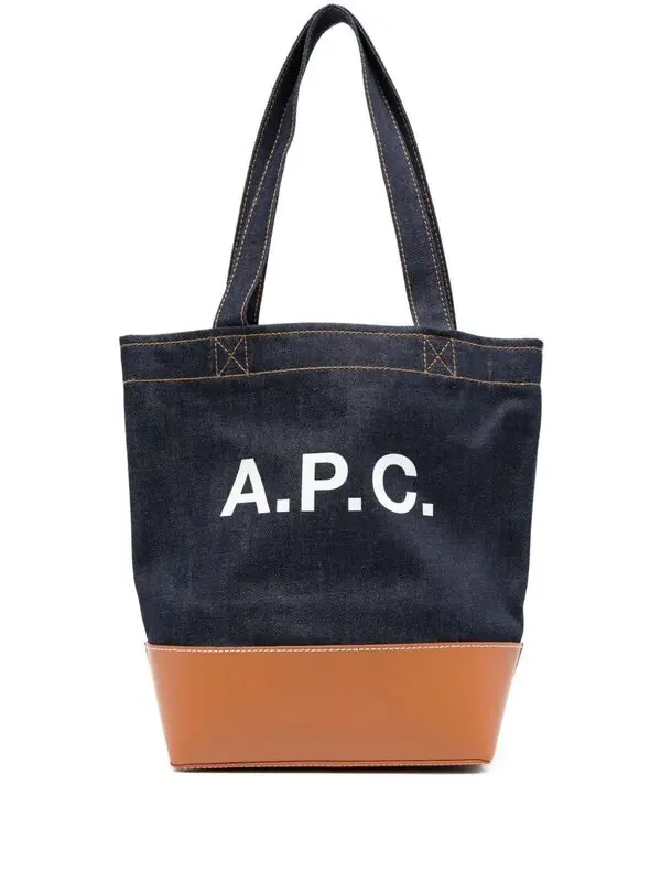 A.p.c. Tote Axel Small - Brown