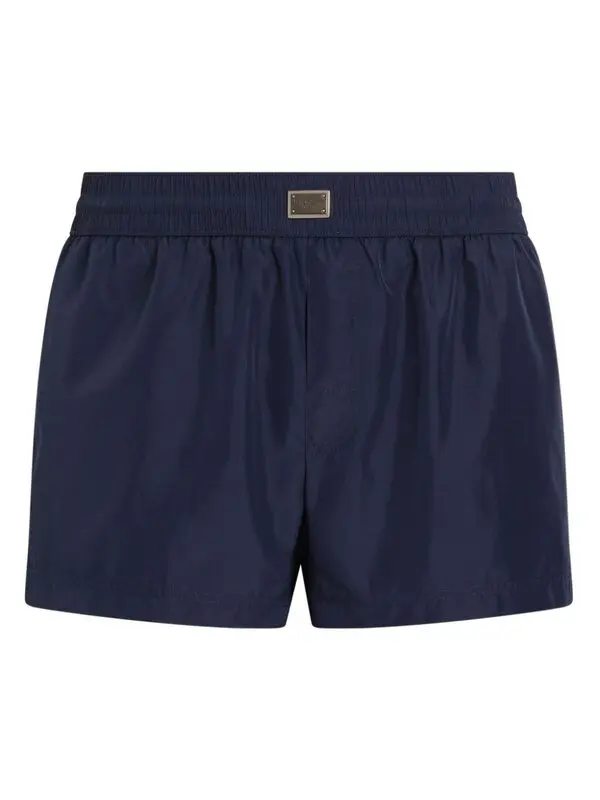 Dolce & Gabbana Short Swim Trunks - Blue