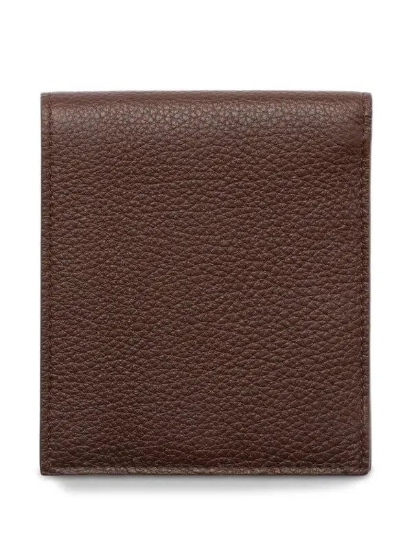 Prada Hammered Leather Bi-fold Wallet