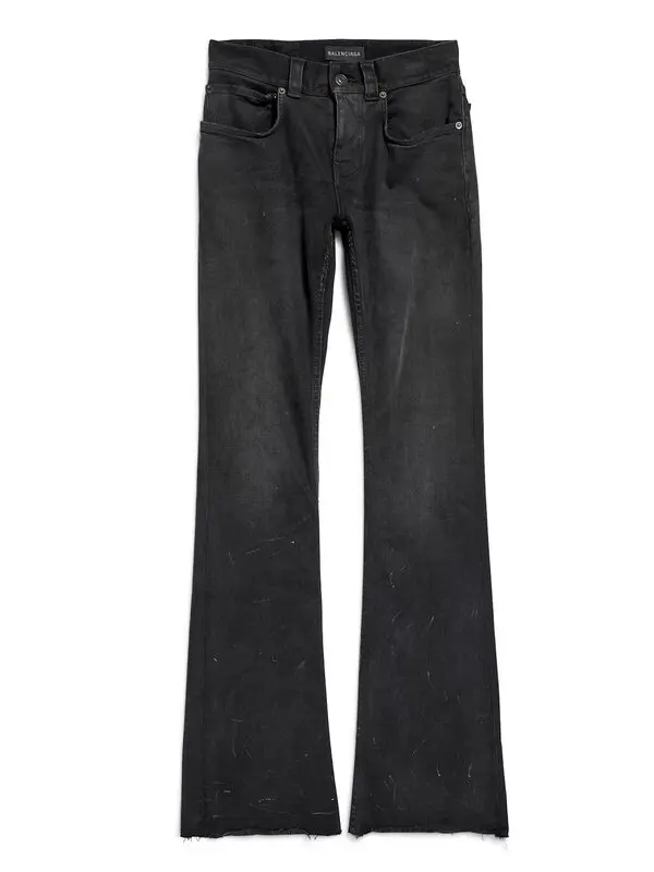Balenciaga Bootcut Slim Fit Jeans - Black