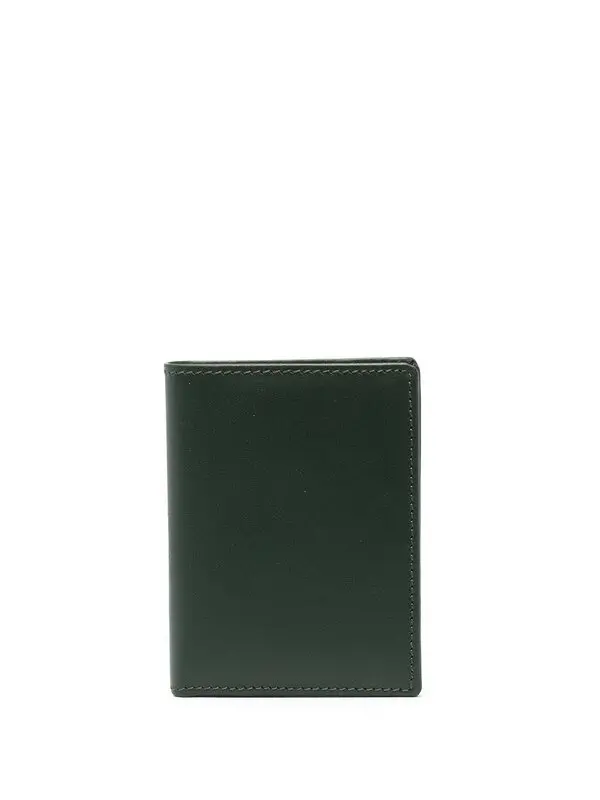 Comme Des Garçons Bi-fold Wallet - Green