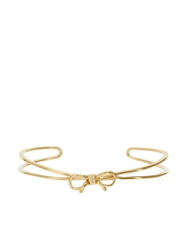 FERRAGAMO Bow Cuff Bracelet - Metallic