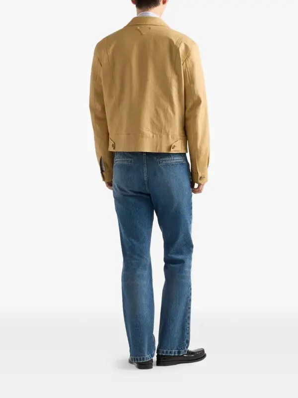 Prada Washed Denim Jeans With Regular Waist And Tight Fit
