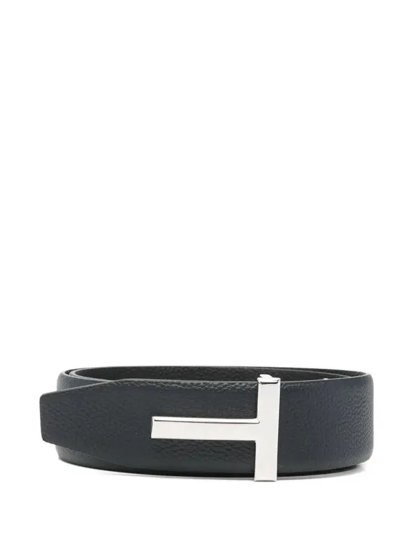 TOM FORD Reversible T Icon Belt - Blue