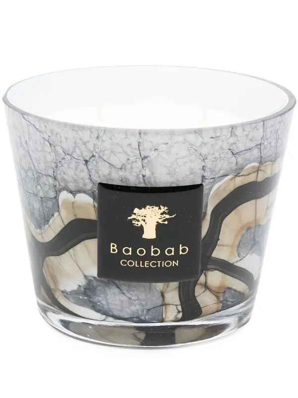 BAOBAB COLLECTION Stones Marble Max 10 Candle - Grey