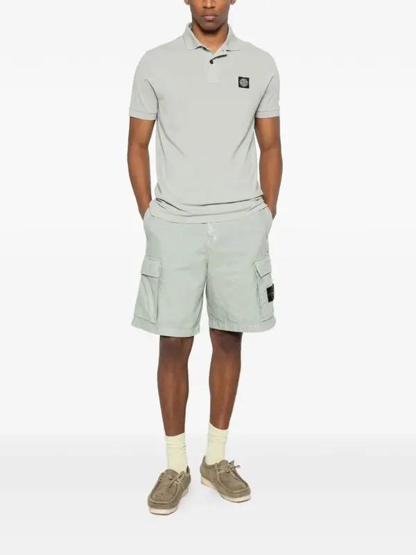 Stone Island Nylon Panama Cargo Bermuda