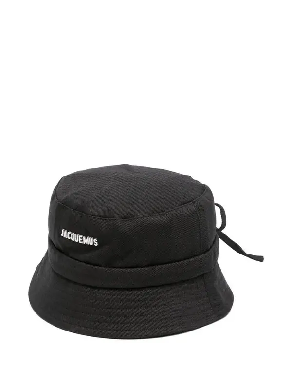 Jacquemus The Bob Gadjo Bucket Hat - Black