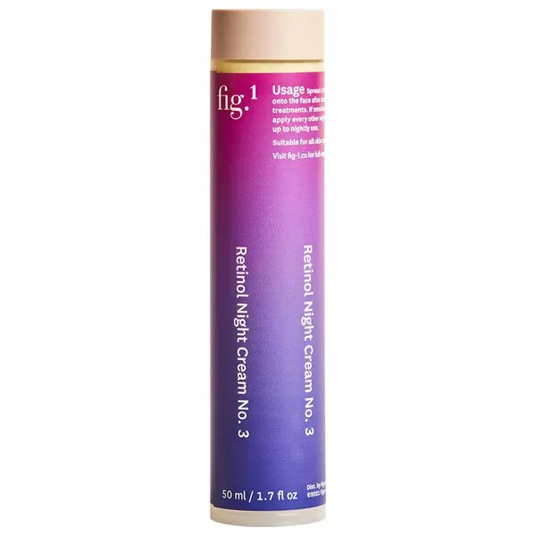 FIG.1 0.6% Retinol Refillable Night Cream For Fine Lines + Wrinkles - One-color