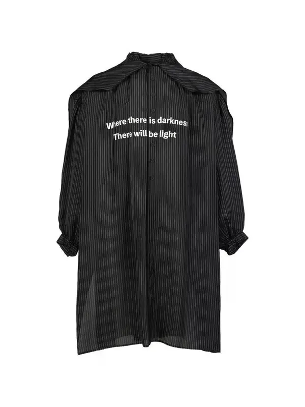 Yohji Yamamoto Striped Button Shirt