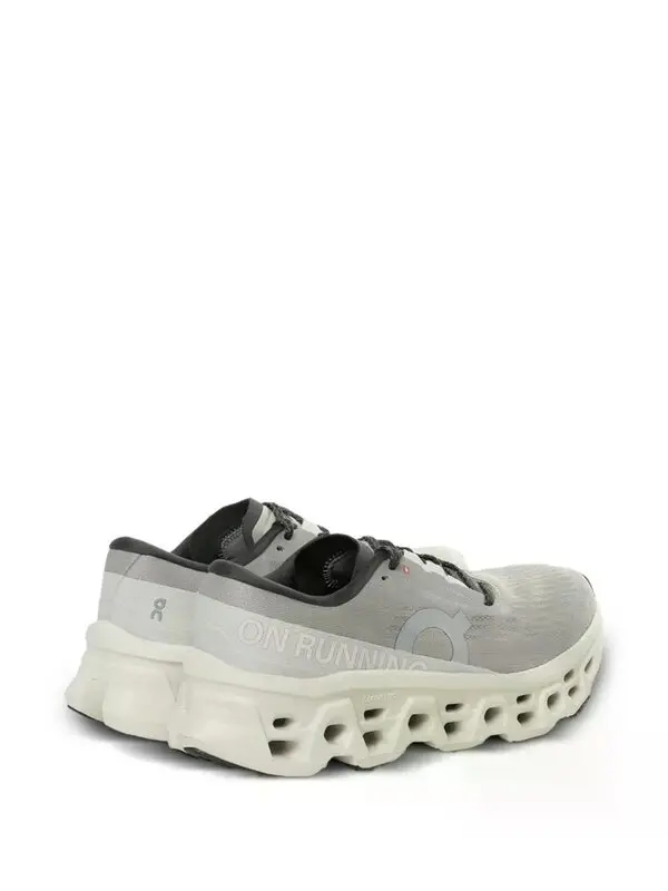 On Cloudmonster 3 Logo-print Sneakers - Grey