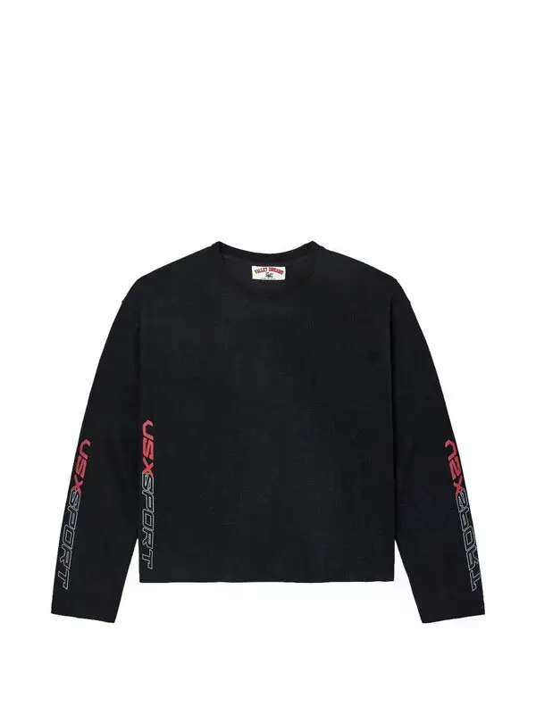 VALE FOREVER Thermal Long Sleeve T-shirt - Black