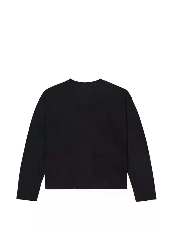 VALE FOREVER Thermal Long Sleeve T-shirt - Black