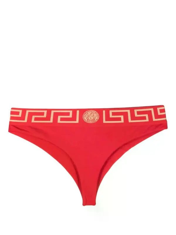 Versace Greca Border Briefs - Red