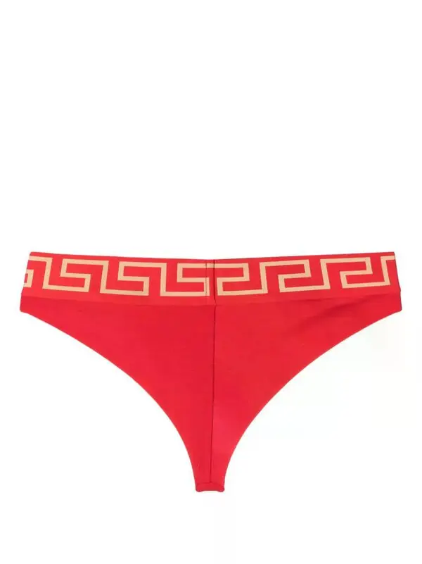 Versace Greca Border Briefs - Red