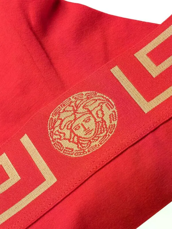 Versace Greca Border Briefs - Red