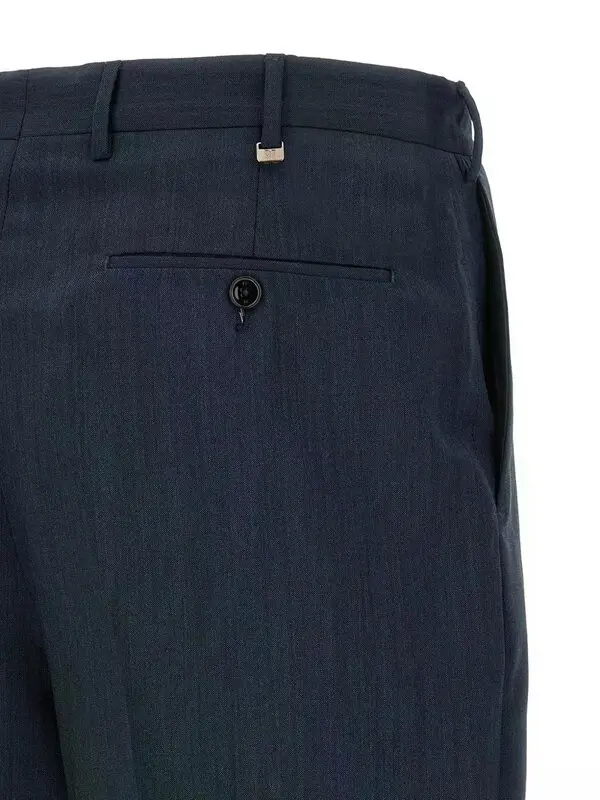 PT TORINO Straight Leg Pleat Trousers