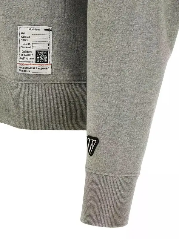 Mihara Yasuhiro Gauze Logo-patch Sweatshirt