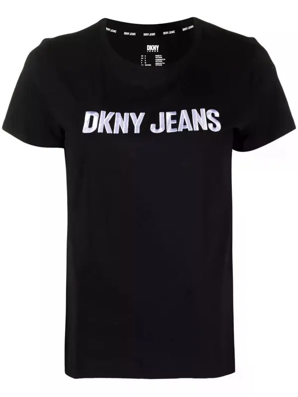 Dkny Embossed-logo Short-sleeve T-shirt