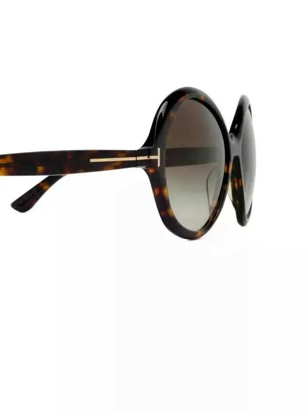 TOM FORD Annabelle Round Frame Sunglasses
