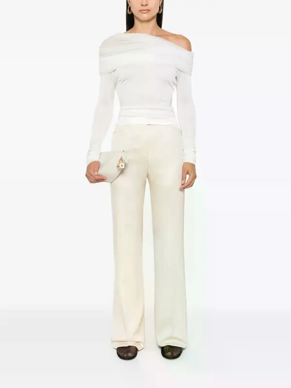 Christopher Esber Sonora Off-shoulder Top - Neutrals