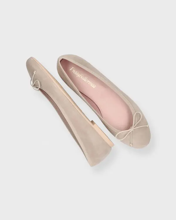 Pretty Ballerinas Angelis Safari Ballet Flats - Beige