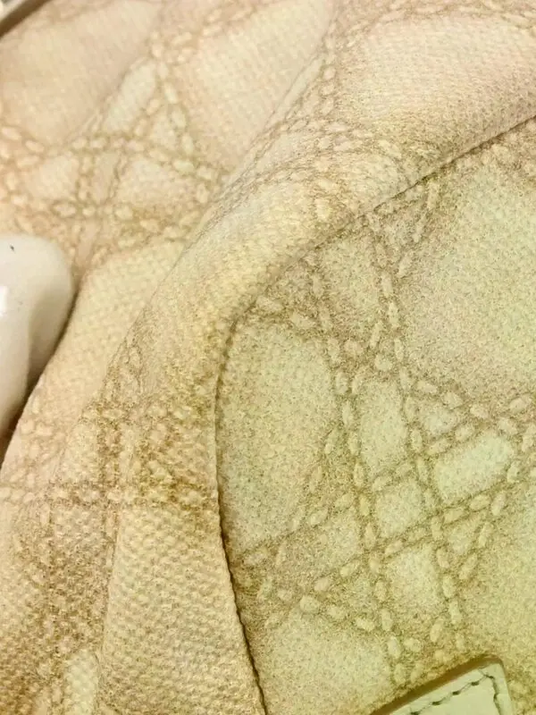 Dior 2008 Cannage Tote Bag - Neutrals