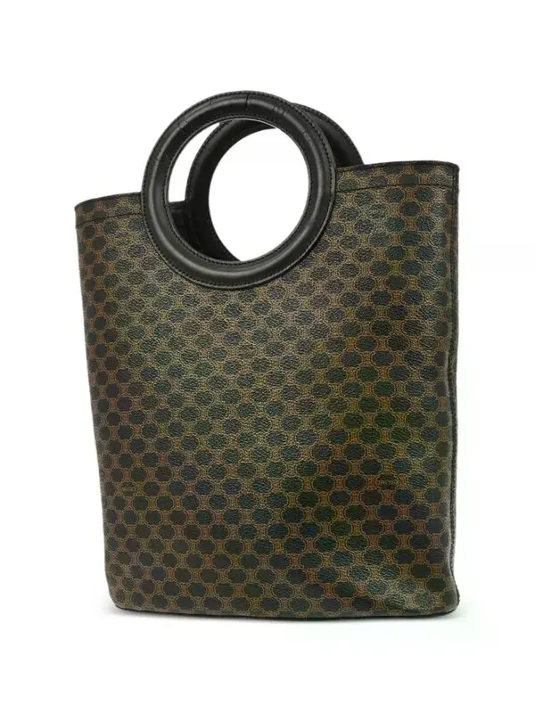 Celine 1990-2000 Macadam Handle Tote Bag