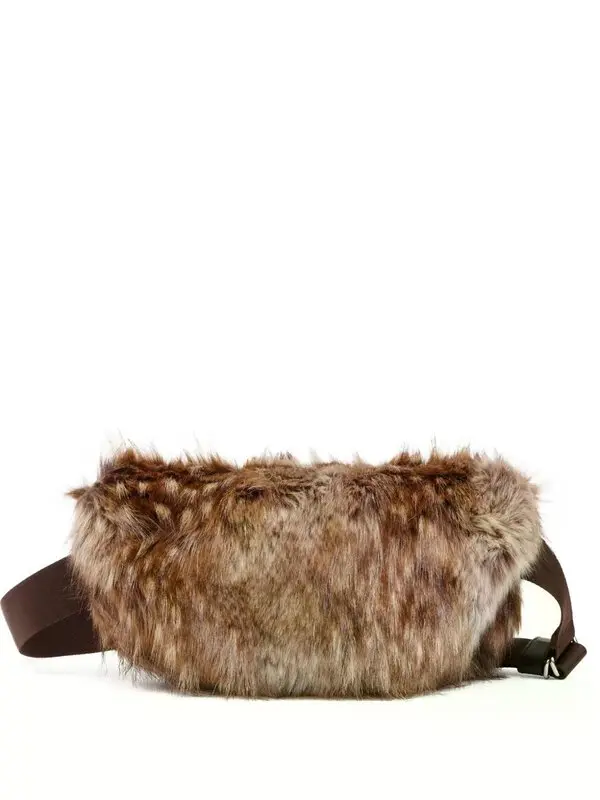 MAISON MARGIELA Faux-fur Belt Bag - Brown